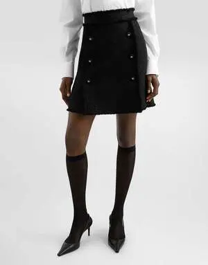 Dolce & Gabbana Tweed Mini Skirt