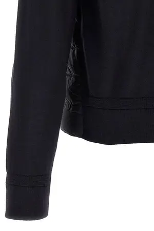 Herno Quilted Zipped Down Jacket - Blue
