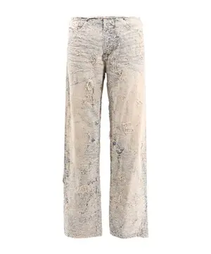 DIESEL® Distressed Logo Patch Jeans