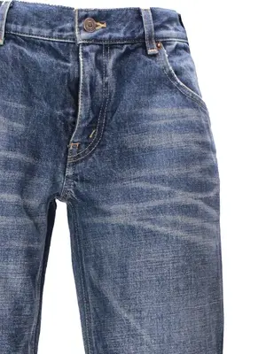 Celine Pearl Jeans In Dark Union Wash Denim