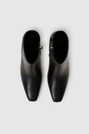 ANINE BING Jayden Square-toe Ankle Boots
