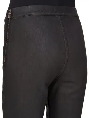 Rick Owens Slim-fit Jeans With Front Leg Seam And Calf Slit
