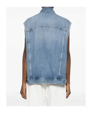 HAIKURE Button-up Denim Vest