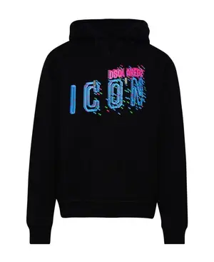 Dsquared2 Icon Printed Drawstring Hoodie