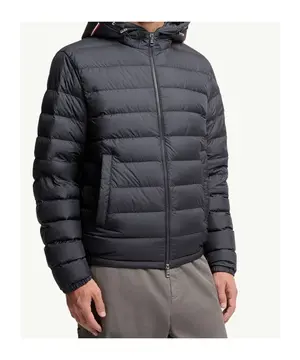 Moncler Vermielle Short Hooded Down Puffer Jacket - Navy