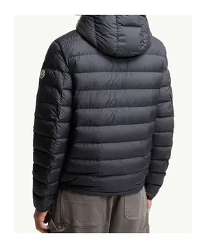 Moncler Vermielle Short Hooded Down Puffer Jacket - Navy