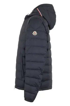 Moncler Vermielle Short Hooded Down Puffer Jacket - Navy