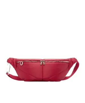 Moncler Quilted Zipped Belt Bag - Agate Red
