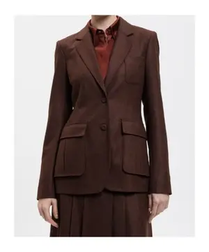 Gabriela Hearst Tailored Long Sleeve Blazer
