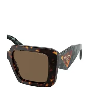 Prada Square Frame Sunglasses - Brown