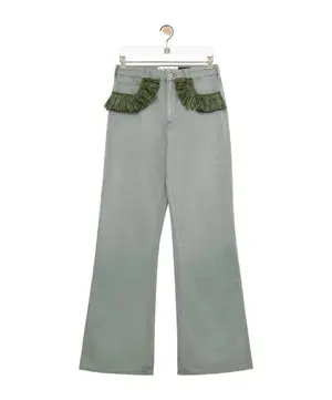 Loewe Medium Wash Bottoms For Women
