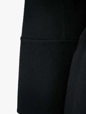 Max Mara Belted Long-sleeved Coat - Black
