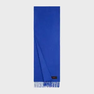Celine Scarf In Cashmere - Sapphire Blue