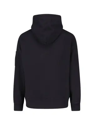 C.P. COMPANY Lens Detailed Drawstring Hoodie