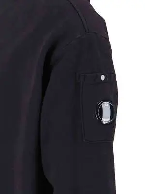 C.P. COMPANY Lens Detailed Drawstring Hoodie
