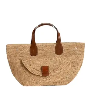 IBELIV Laza Ii Woven Tote Bag - Tea