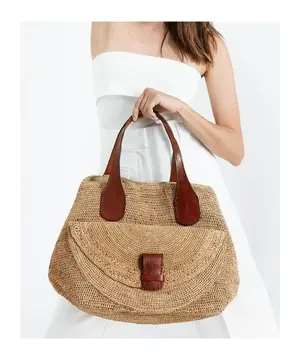 IBELIV Laza Ii Woven Tote Bag - Tea