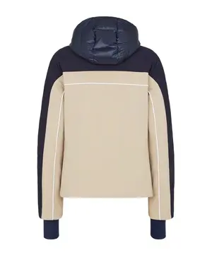 Fendi Color Blocked Tech Fabric Jacket With Logo
