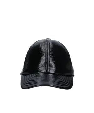 COURREGES Logo Embroidered Baseball Cap - Black