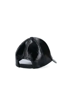 COURREGES Logo Embroidered Baseball Cap - Black