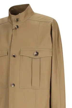 Saint Laurent Saharienne Buttoned Long-sleeved Shirt - No