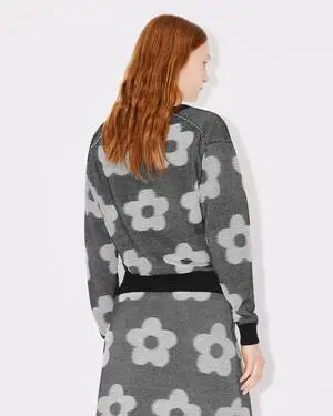 Kenzo Flower Spot Jacquard Cardigan