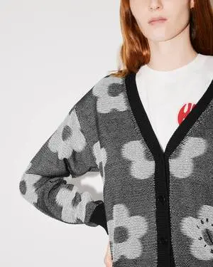 Kenzo Flower Spot Jacquard Cardigan