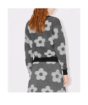 Kenzo Flower Spot Jacquard Cardigan