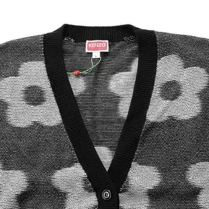 Kenzo Flower Spot Jacquard Cardigan