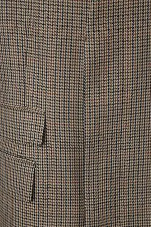 MAISON MARGIELA Checked Single-breasted Wool Coat - Brown