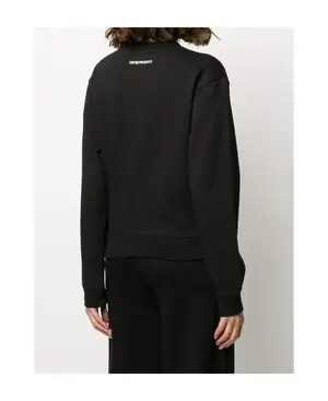 Emporio Armani Logo Printed Crewneck Sweater