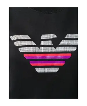 Emporio Armani Logo Printed Crewneck Sweater