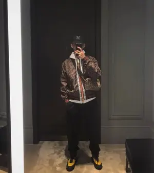 Burberry Striped Monogram-print Hoodie