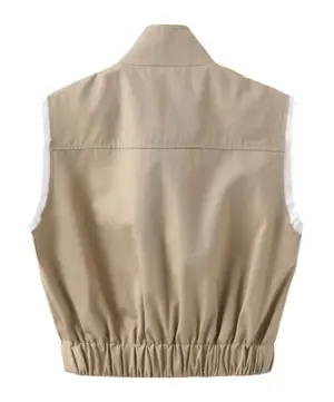 Marissa Chiara Sleeveless Zip-up Vest