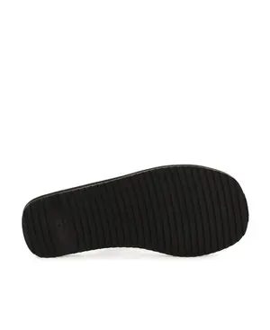 THE ROW City Slip-on Flip Flops - Black