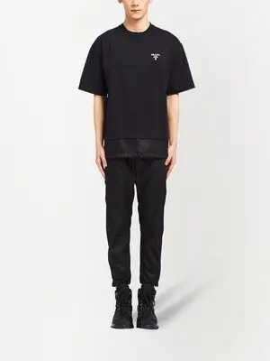 Prada Jersey And Re-nylon T-shirt