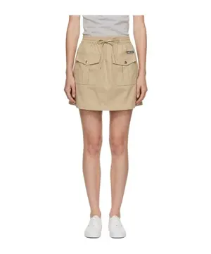 Marissa Chiara Elasticated Drawstring Skirt With Flap Pockets