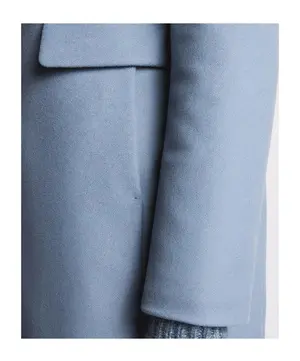 FAY Toggle Wool-blend Coat - Blue