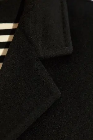 Max Mara Rebus Double-breasted Coat - Black