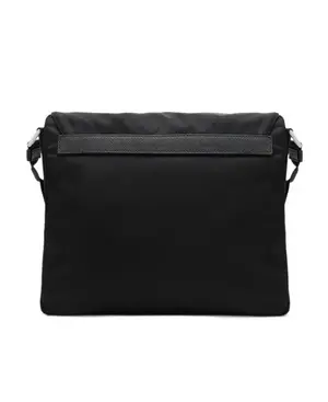 Prada Logo Crossbody Bag - Black