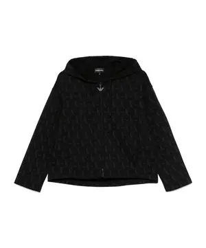 Emporio Armani Logo-print Zip-up Hoodie