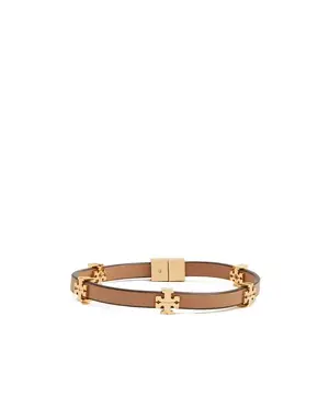 Tory Burch Eleanor Logo Bracelet - Torrigin/classic Maroon