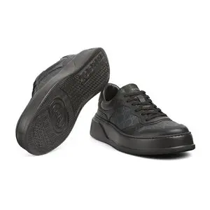 Gucci Gg Low-top Sneakers - Black