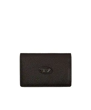 DIESEL® Logo-plaque Cardholder - Brown