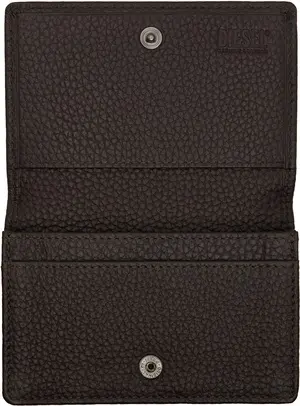 DIESEL® Logo-plaque Cardholder - Brown