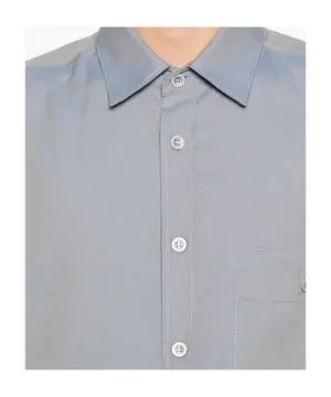 Stone Island 1100003 Patch-pocket Button-down Shirt - Blue