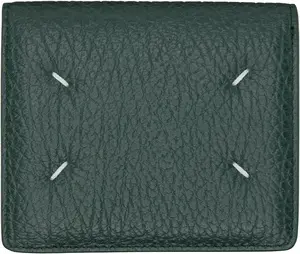MAISON MARGIELA Four Stitches Wallet - Green