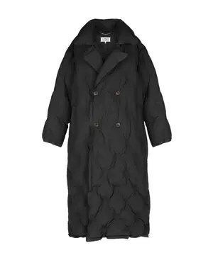 MAISON MARGIELA Padded Oversized Coat - Black