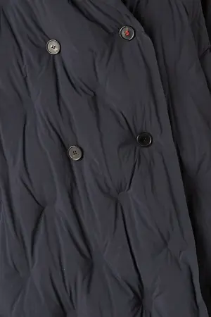 MAISON MARGIELA Padded Oversized Coat - Black