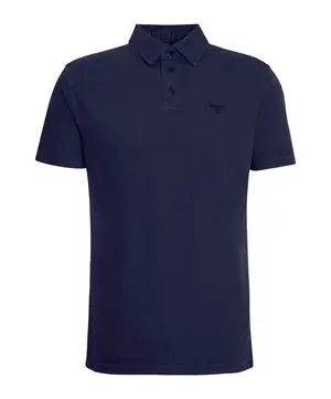 Barbour Short-sleeved Polo Shirt - Navy